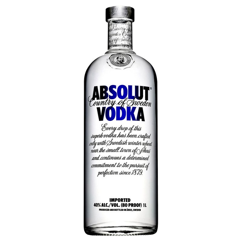 Absolut Blue Pure Sweden Vodka 1 Litre | Drinkland