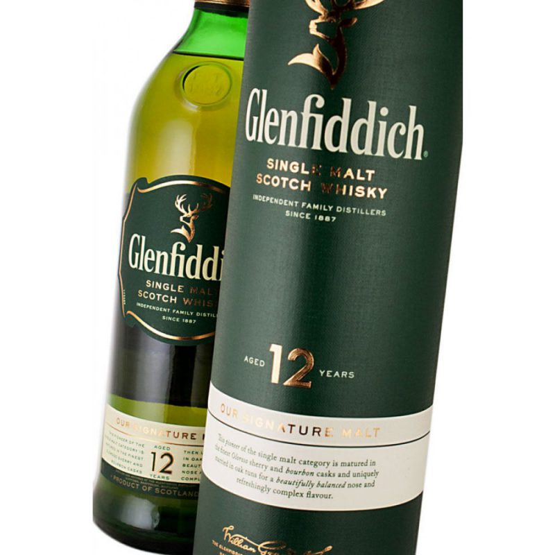 Glenfiddich 12 Year Old Speyside Single Malt Scotch Whisky 1 Litre | Drinkland