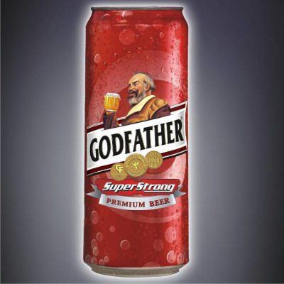 Godfather Super Strong Premium High Percentage India Beer 4x500ml Cans ...