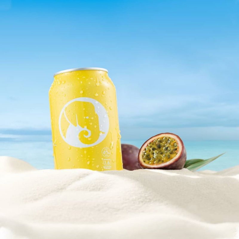 PTR ‘Tropical Elephant’ Vodka, Passionfruit, Apple, and Sparkling water ...