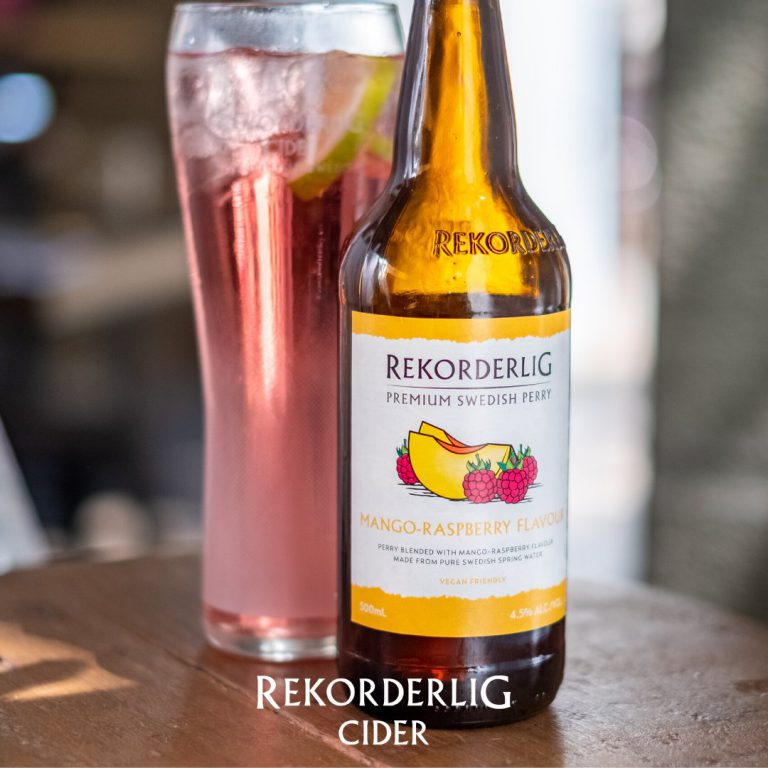 Rekorderlig Premium Mango Raspberry Cider 4x500ml Bottles | Drinkland