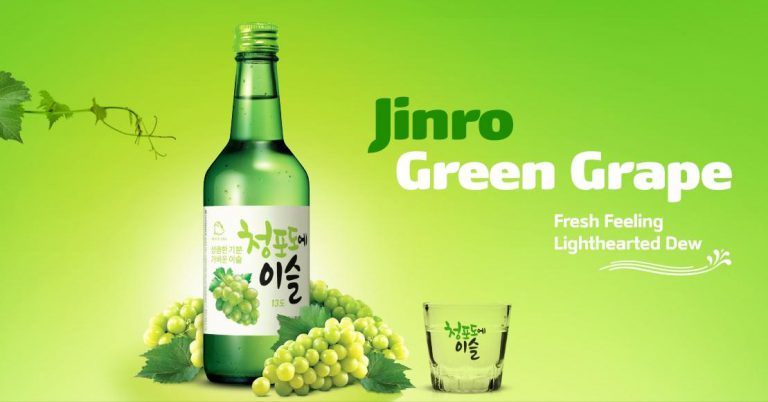 Soju Flavor in Grape 韩国烧酒-葡萄口味 4x360ml Bottles 소주 | Drinkland