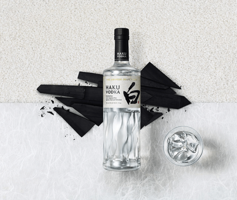 Suntory HAKU Japanese Craft Vodka Rice Vodka 白 はく 700ml | Drinkland