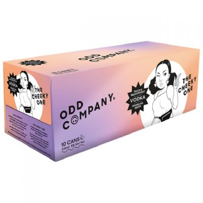 Odd Company Peach Passionfruit – The Cheeky One 10x330mL Cans | Drinkland