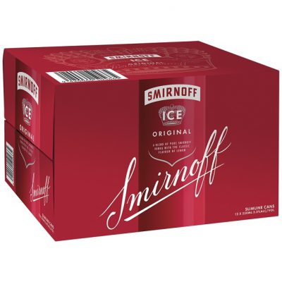 Smirnoff Ice Red 5% Vodka Premix 250ml Cans x 12pk | Drinkland