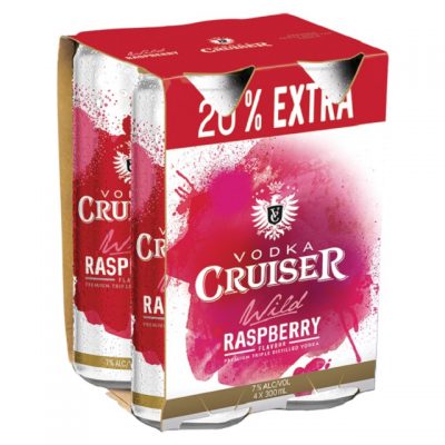 Vodka Cruiser Cocktail 20% Extra 7% Mango 24x300ml Cans | Drinkland