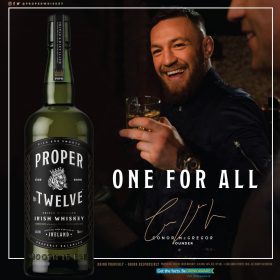 Proper No. Twelve Irish Whiskey founded by Conor McGregor | Drinkland