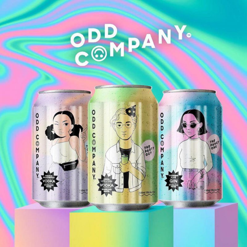 Odd Company Vodka Mixed Pack 10x330mL Cans | Drinkland