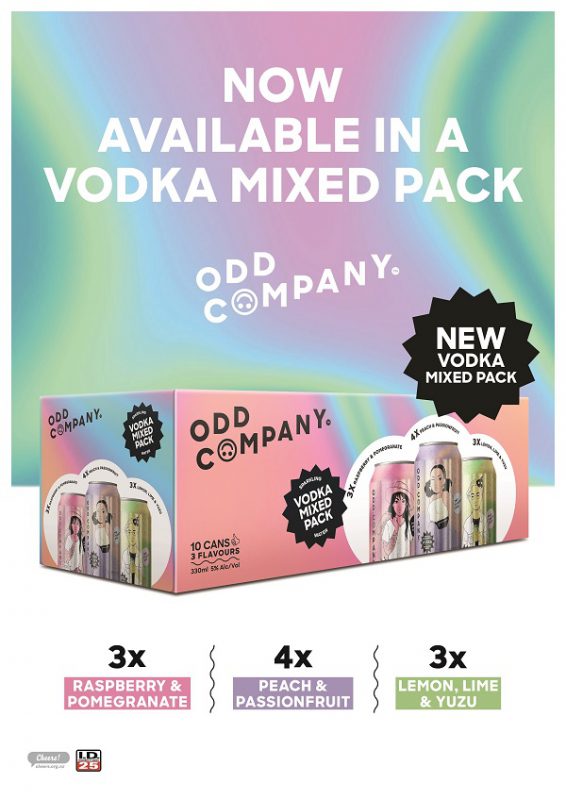 Odd Company Vodka Mixed Pack 10x330mL Cans | Drinkland