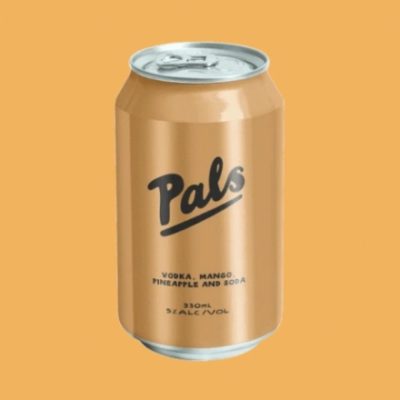 Pals Vodka Mango Pineapple Soda 10x330ml Cans | Drinkland