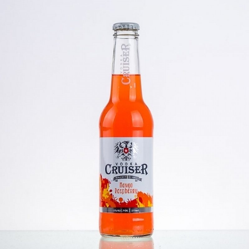 Vodka Cruiser Cocktail Mango Raspberry 5% 12x275ml Bottle | Drinkland