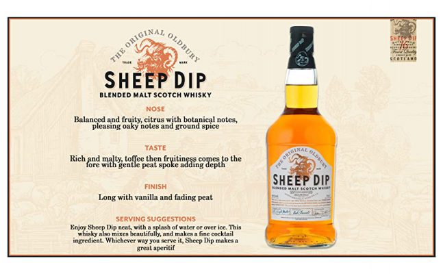 Sheep Dip Blended Malt Scotch Whisky 700ml | Drinkland