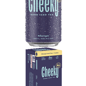 Cheeky Hard Iced Tea Peach 6.5% 10Pk 330ml Can | Drinkland