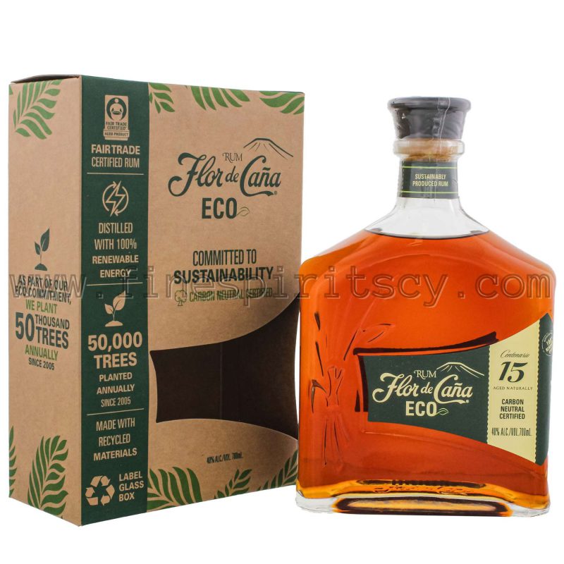 Flor de Cana 15 Years Old Nicaragua Rum 700ml | Drinkland
